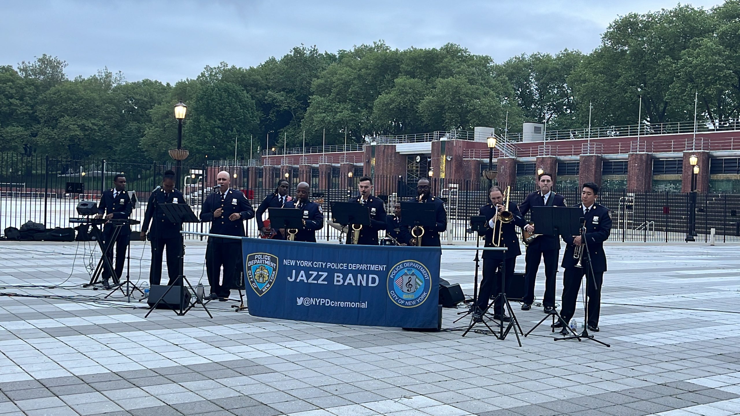 NYPD Jazz Band Kicks Off the Opening of Astoria Park’s New Performance ...